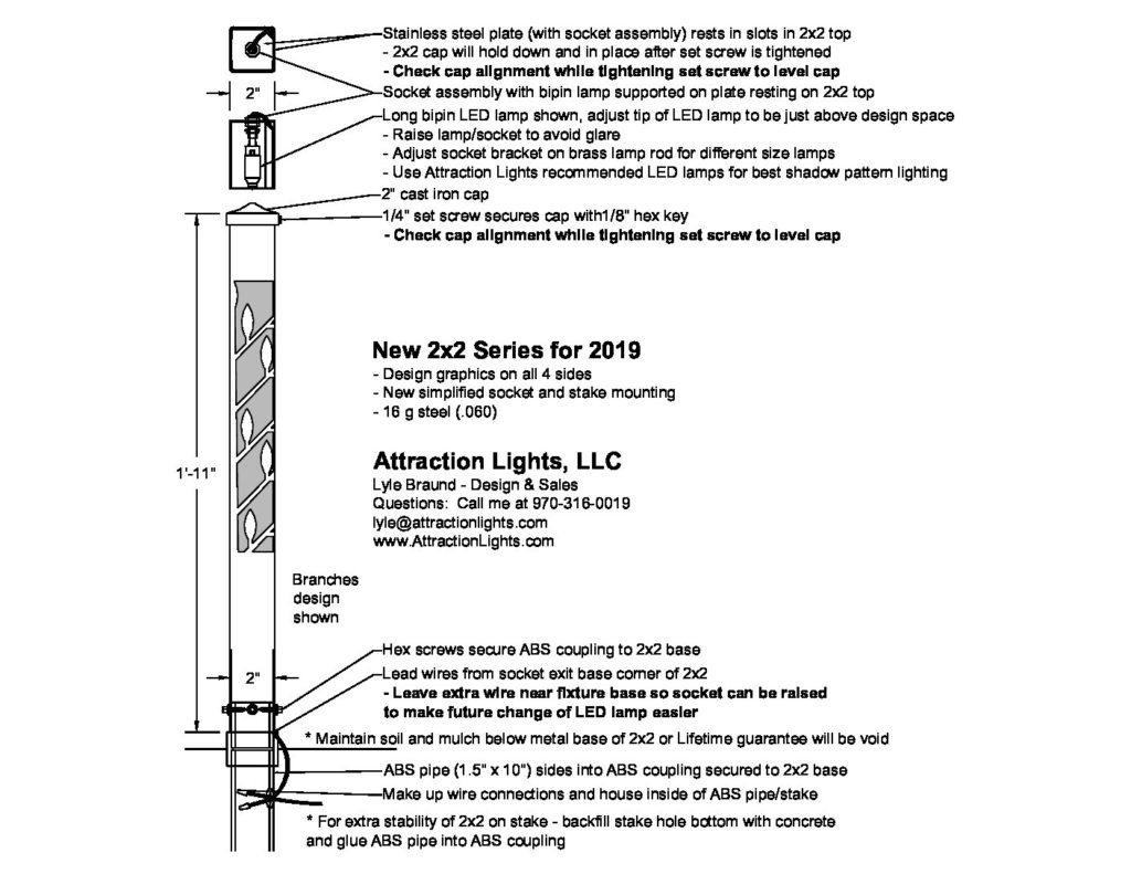 Installation Guides - 2x2 and 4x4 Series - Attraction Lights